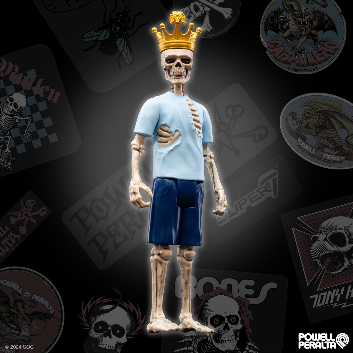 Powell-Peralta Rodney Mullen (Animal Chin) 3 3/4-Inch ReAction Figure