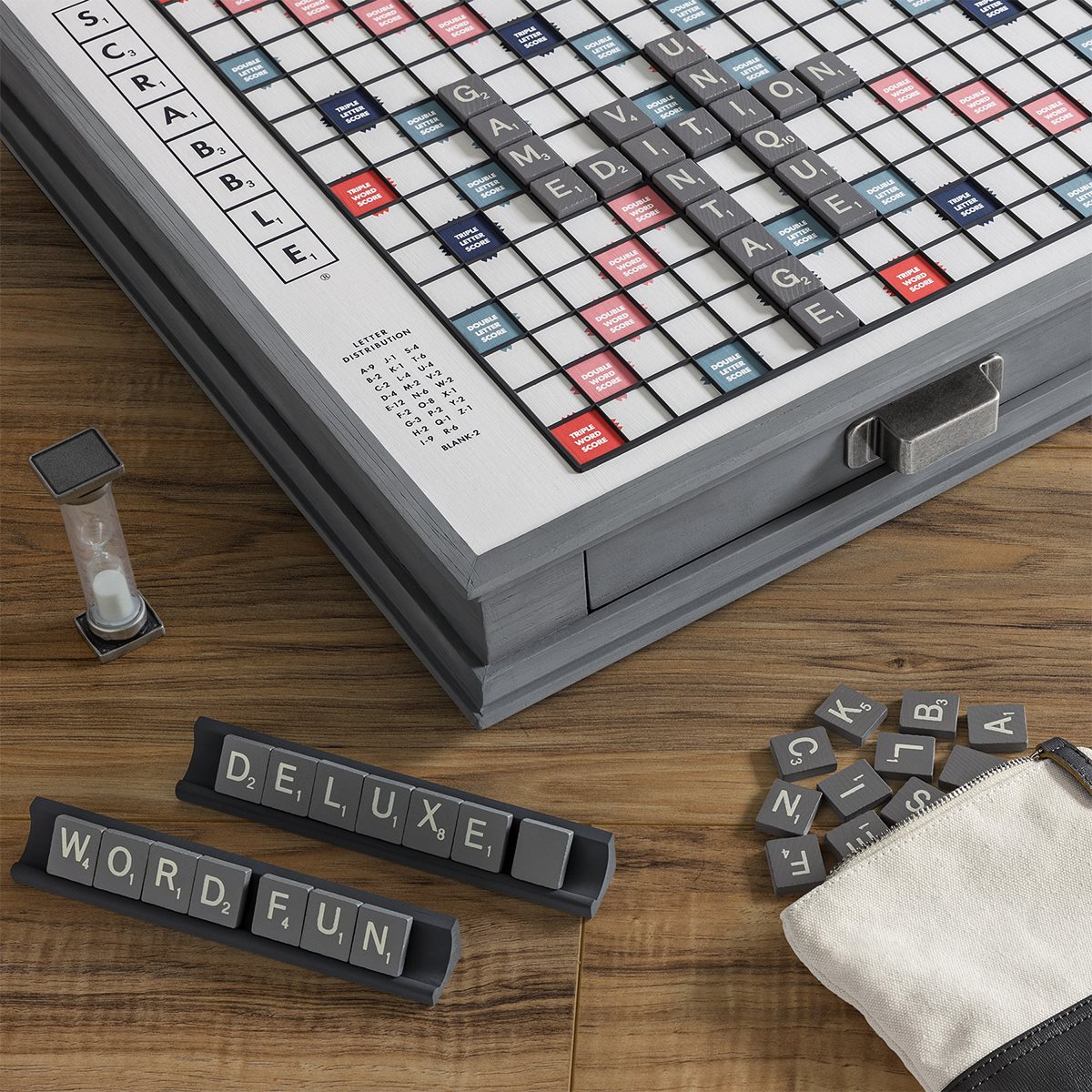 Scrabble Deluxe Designer Edition Game - Entertainment Earth