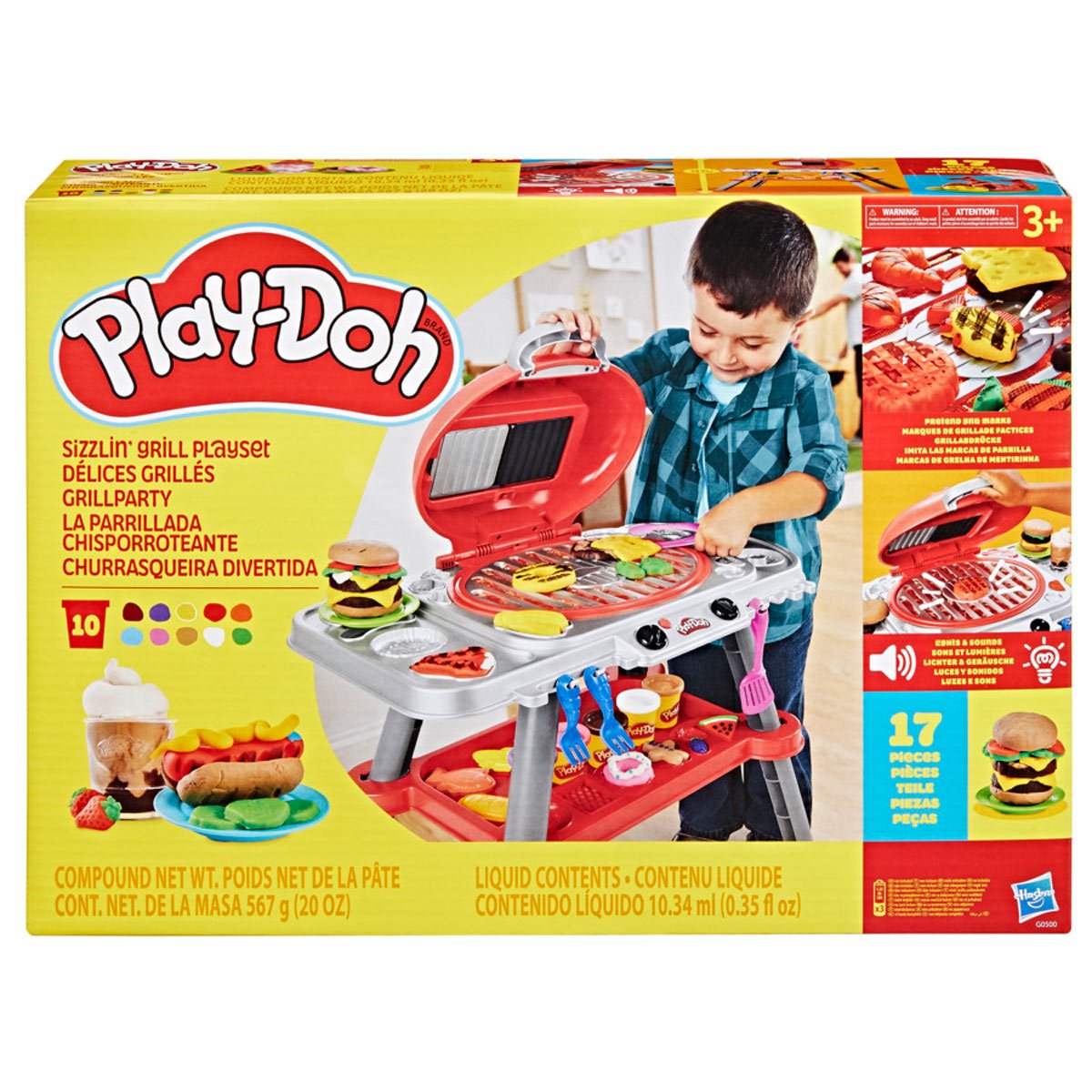 Play-Doh Sizzlin' Grill Playset with Lights & Sounds