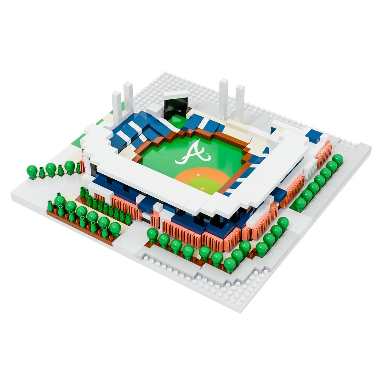 Atlanta Braves Stadium Building Block Model