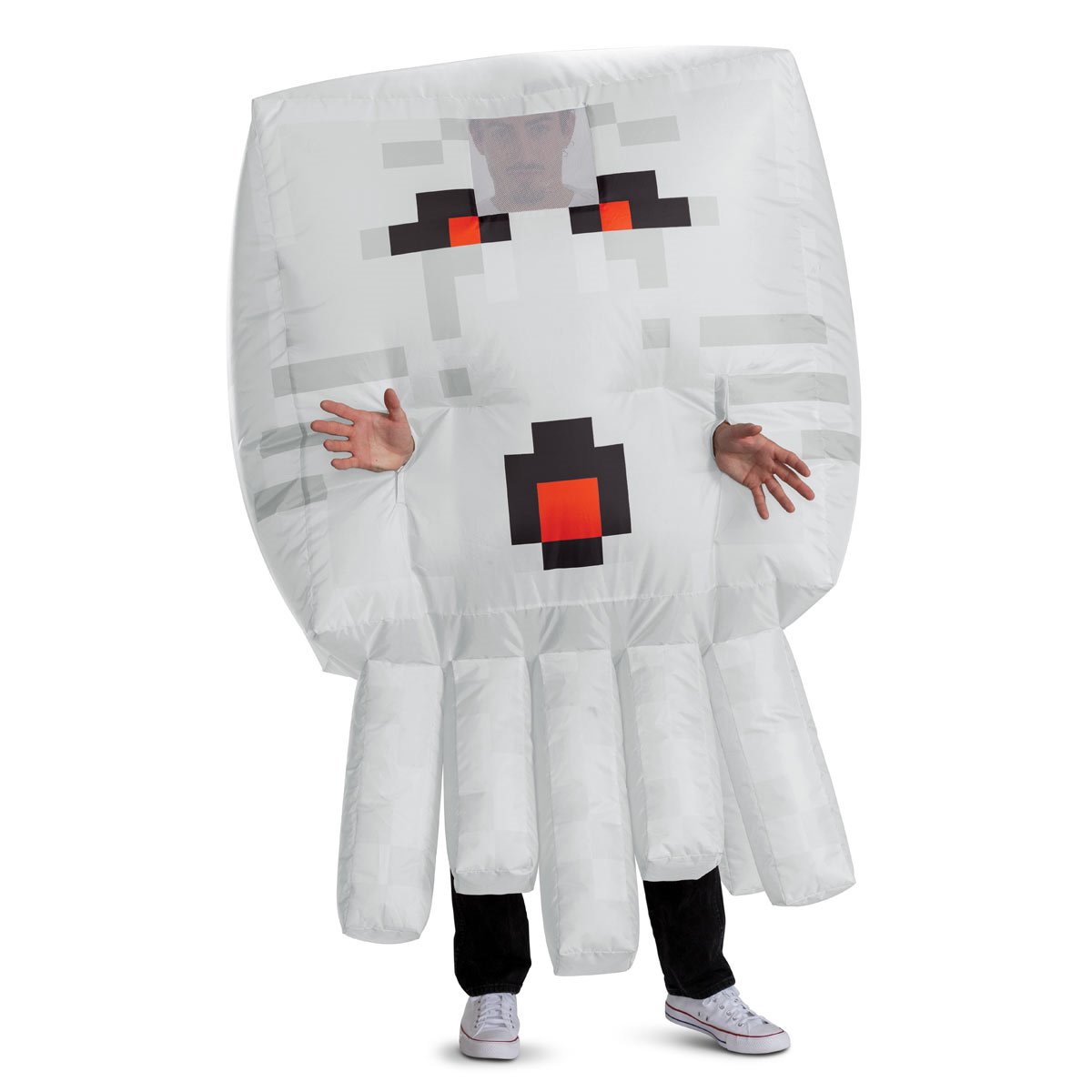 Minecraft Ghast Inflatable Adult Costume - Entertainment Earth