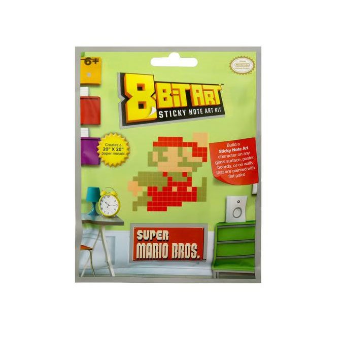 Nintendo 8 Bit Art Mosaic Wall Decal Random - Small