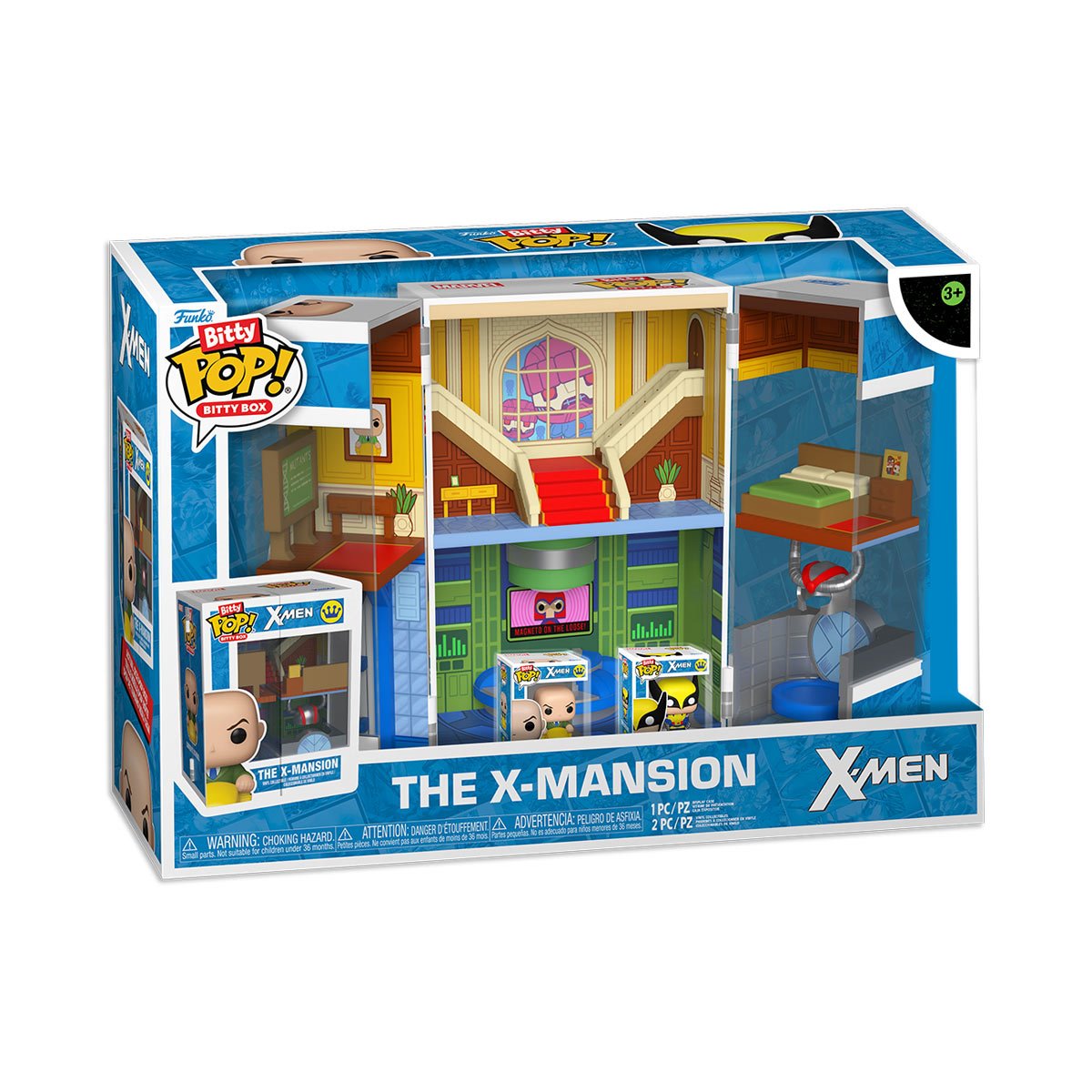 X-Men The X-Mansion Funko Bitty Box Playset