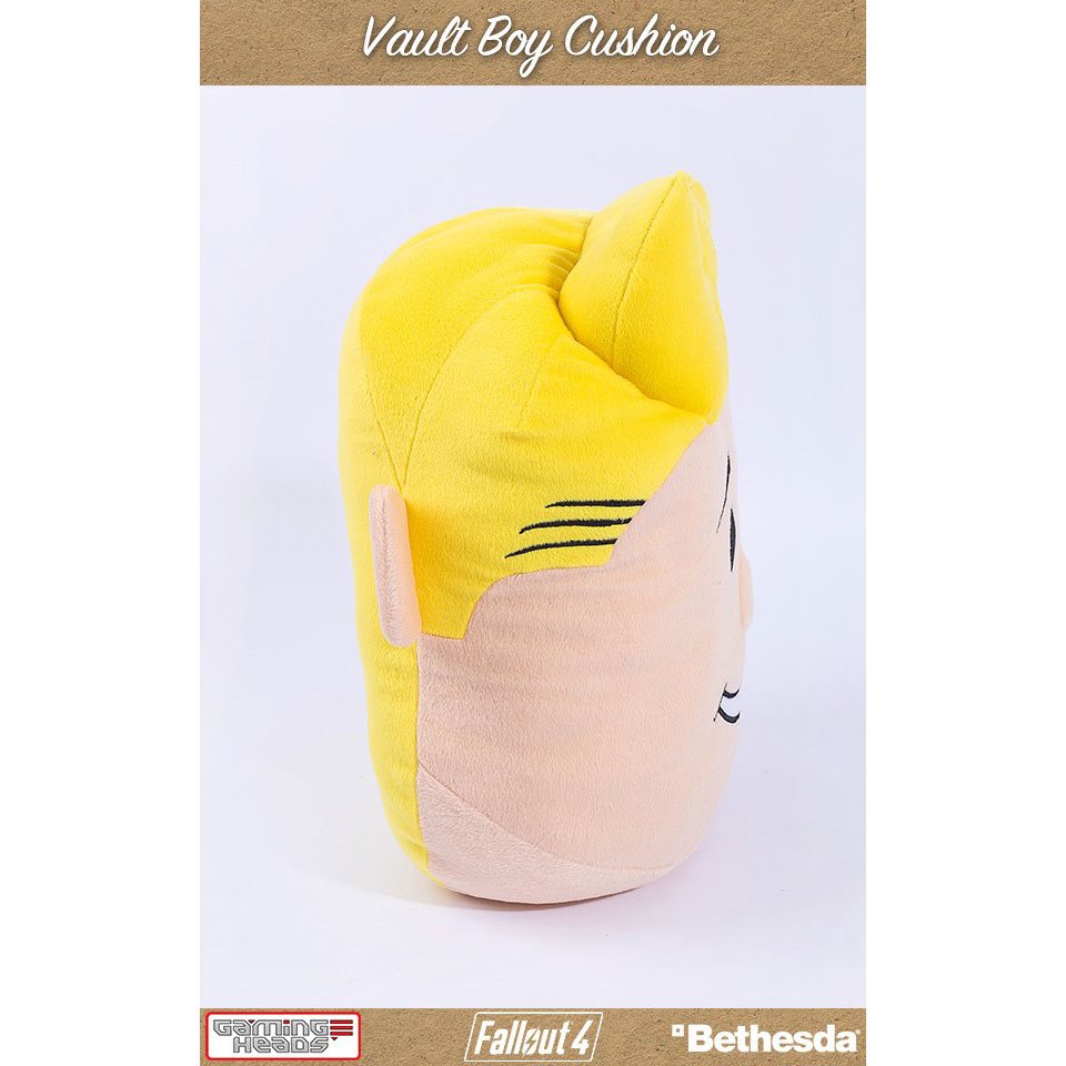 Fallout Vault Boy Head Cushion Plush - Entertainment Earth