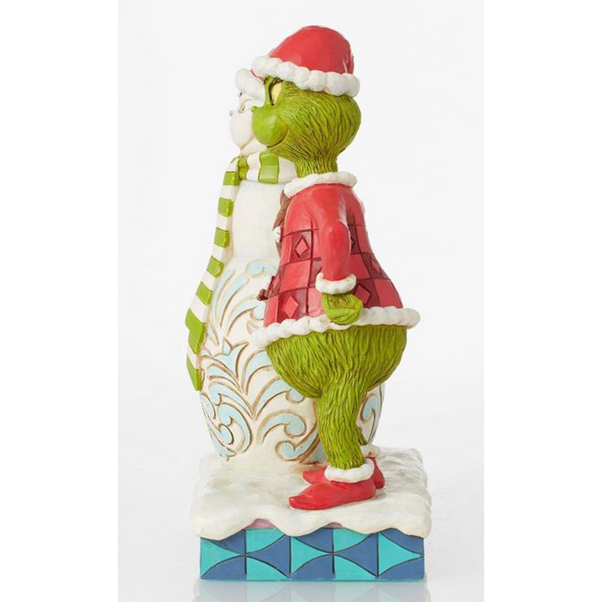 Dr. Seuss Grinch with Grinchy Snowman By Jim Shore Statue