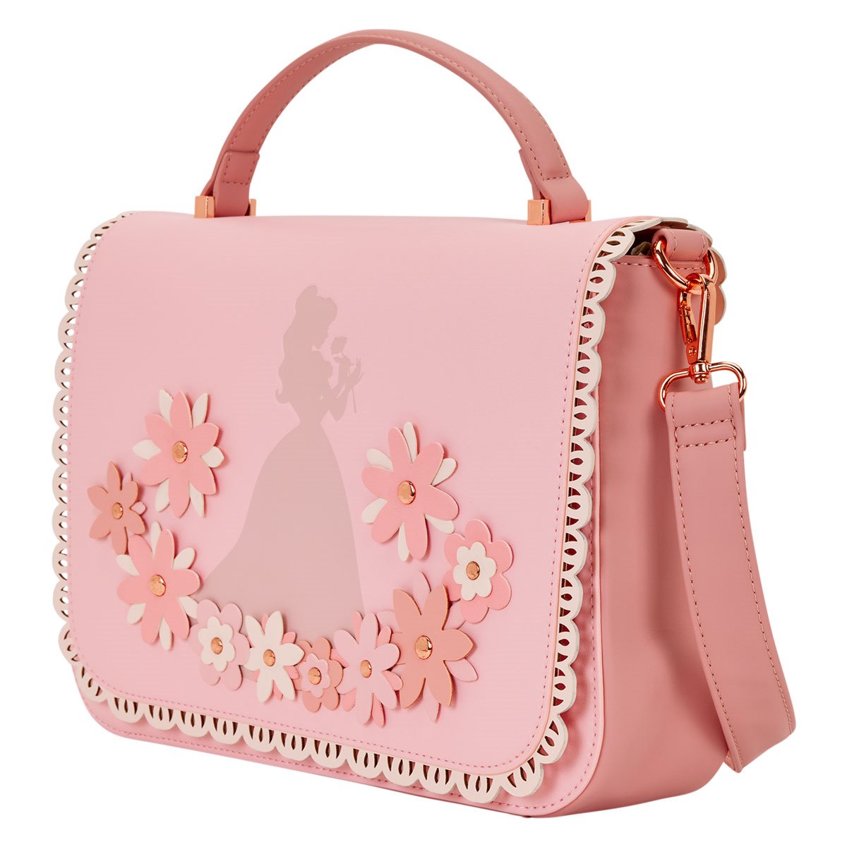 Disney Princesses Belle Floral Lace Crossbody Bag