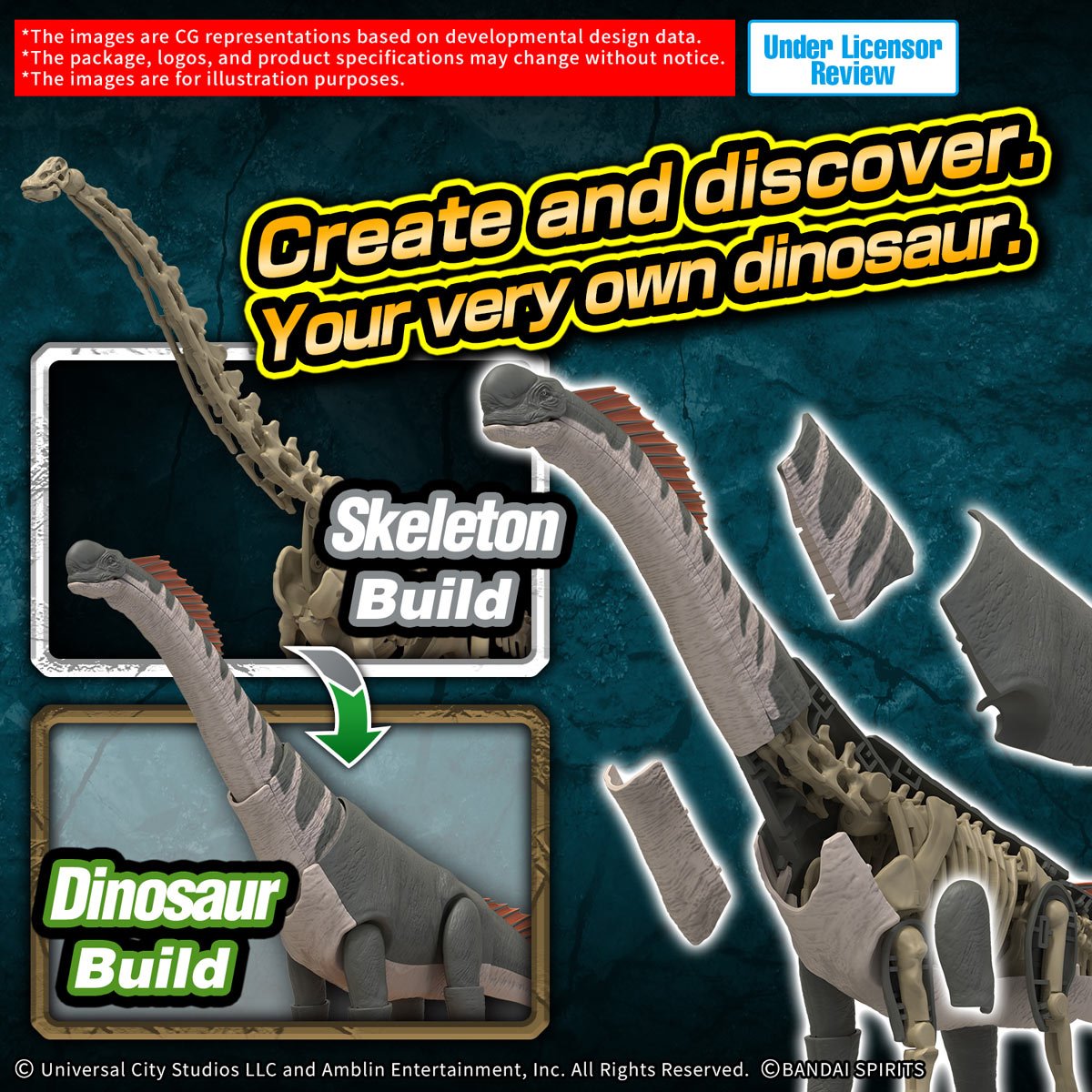 Jurassic World Titanosaurus Plannosaurus Model Kit