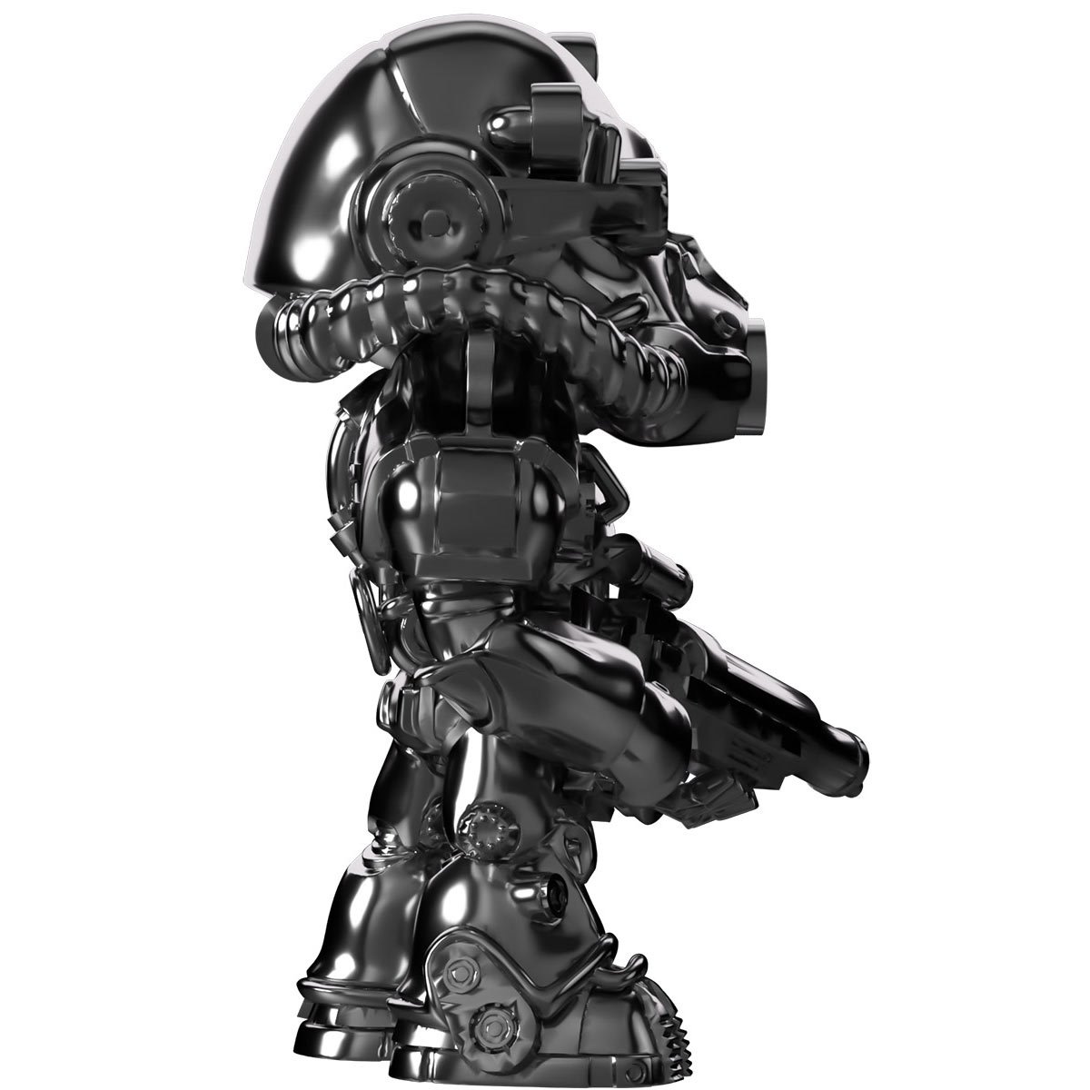 Fallout Collection T-60 Power Armor Chrome Variant Vinyl Figure #5 ...