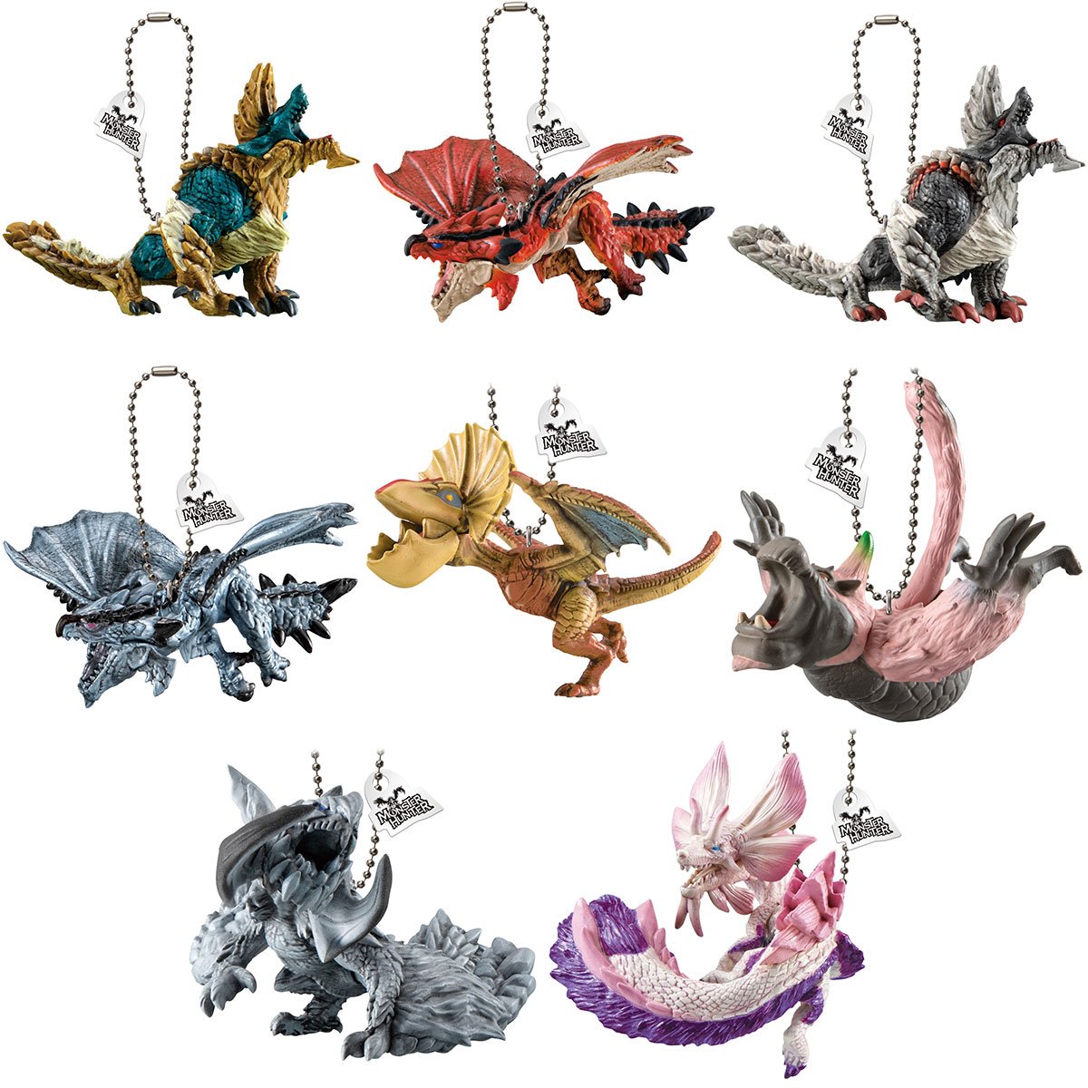 Monster Hunter Mascot Charm Collection Blind-Box Mini-Figure Case of 10