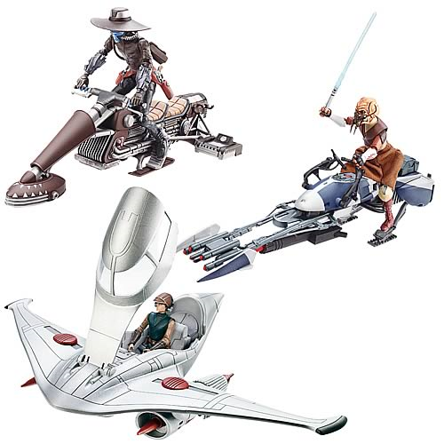 Star Wars Clone Wars Mini-Vehicles and Figures Wave 1 Rev. 1