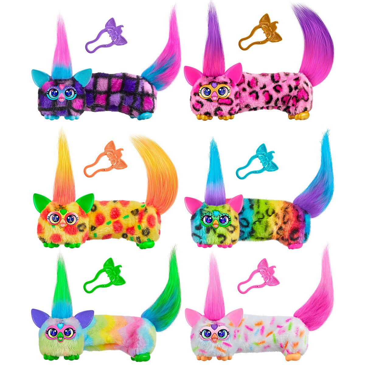 Furby DJ Furblets Mini Electronic Plush Toy Wave 1 Revision 1 Case of 12