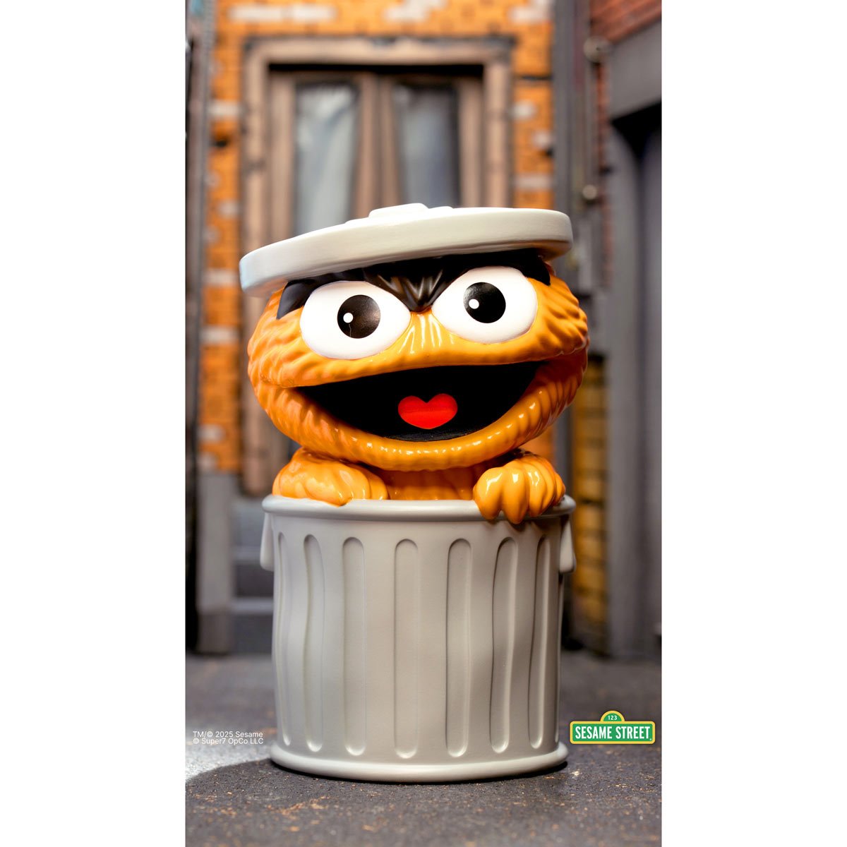Sesame Street Oscar the Grouch (Orange) FUN! FUN! Vinyl Figure