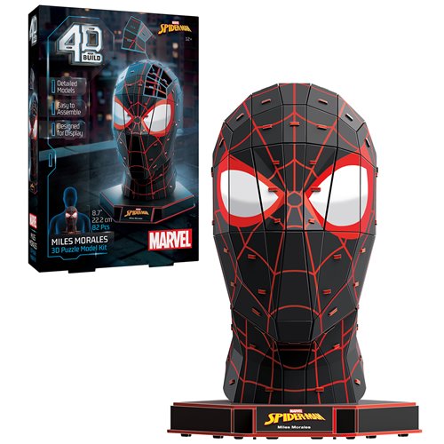 Marvel 4D Build Miles Morales Mask 3D Puzzle Model Kit