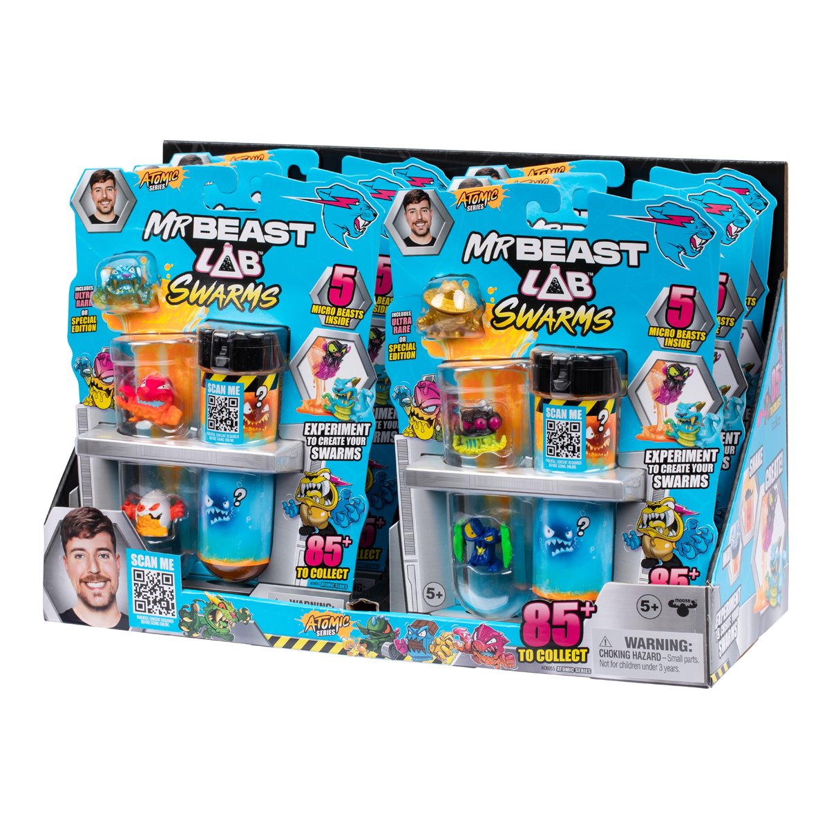 MrBeast Lab Swarms Lab Minig-Figure 5-Pack Series 2 Case of 6