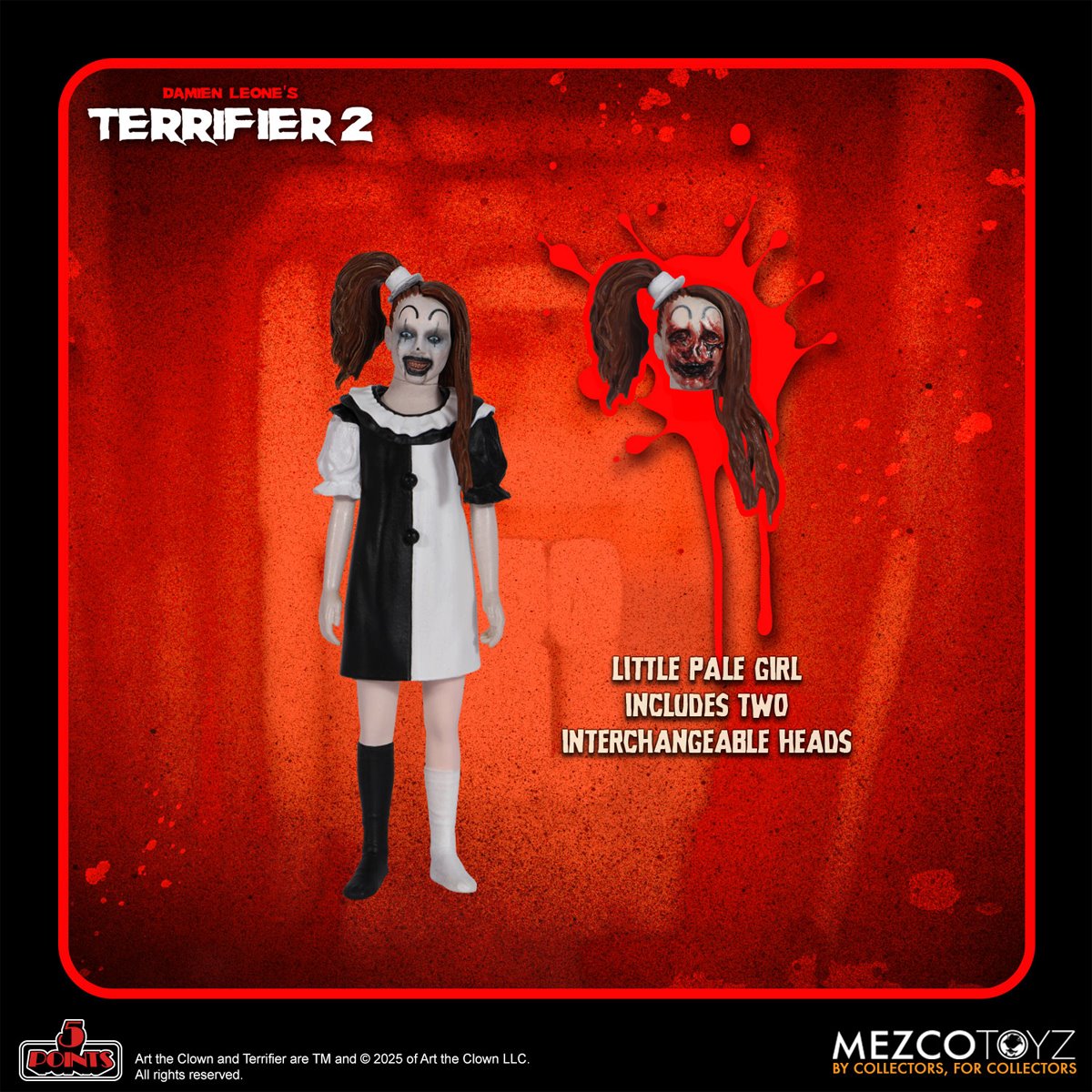 Terrifier 2 5 Points Action Figures Set of 2