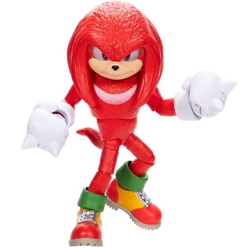 Sonic 3 Movie Knuckles 5-Inch Wave 2 Action Figure