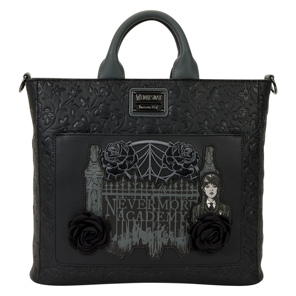 Wednesday Nevermore Academy Convertible Tote Bag
