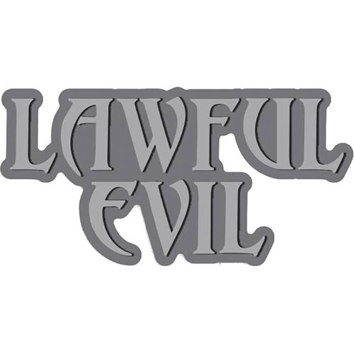 Moral Alignment Lawful Evil Enamel Pin - Entertainment Earth