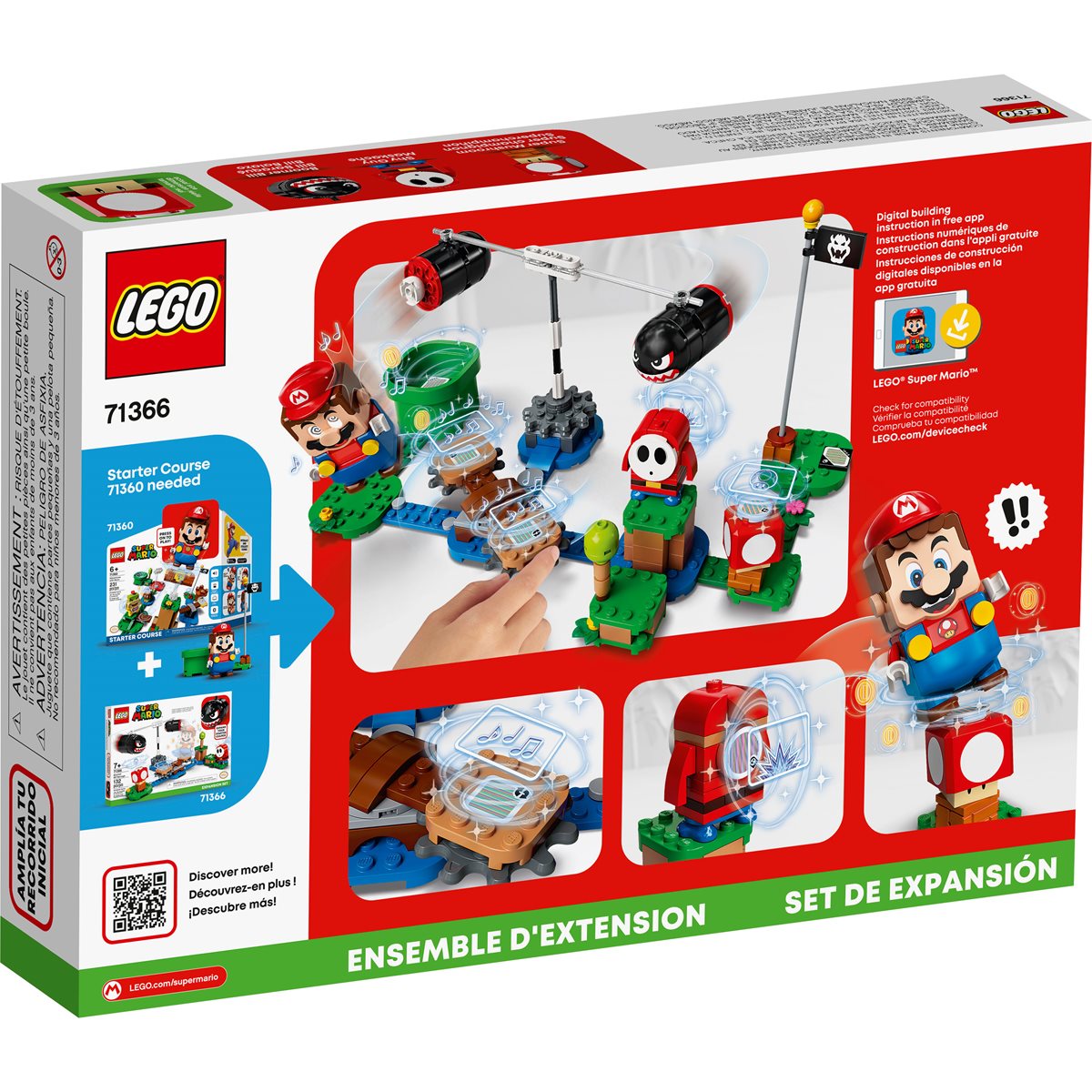 LEGO 71366 Super Mario Boomer Bill Barrage Expansion Set