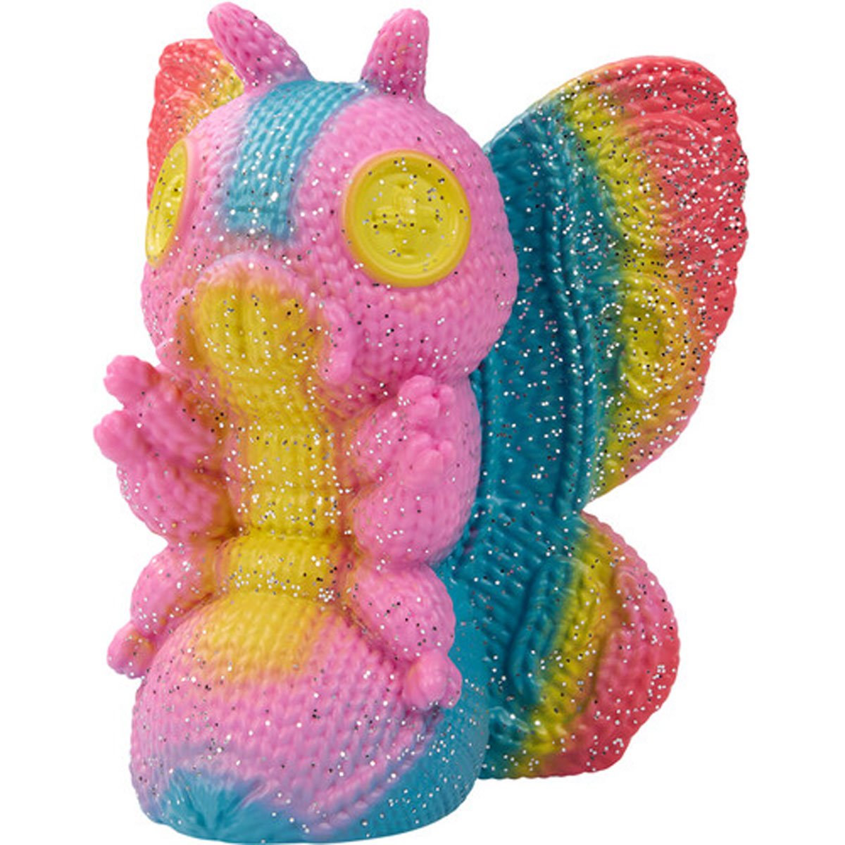 Toho Mothra #343 Sofubi Spray Glitter Handmade By Robots Vinyl Figure