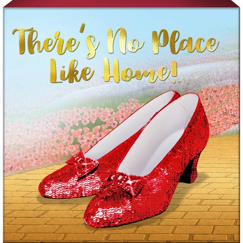 The Wizard of Oz Ruby Slippers Box Sign - Entertainment Earth