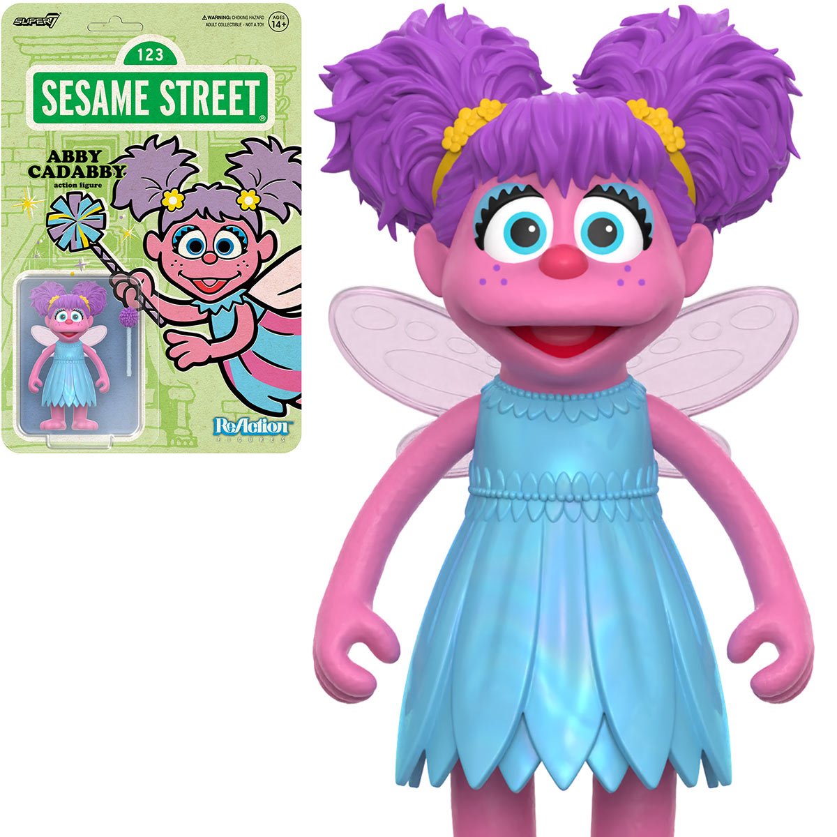 Sesame Street Abby Cadabby 3 3/4-Inch ReAction Figure