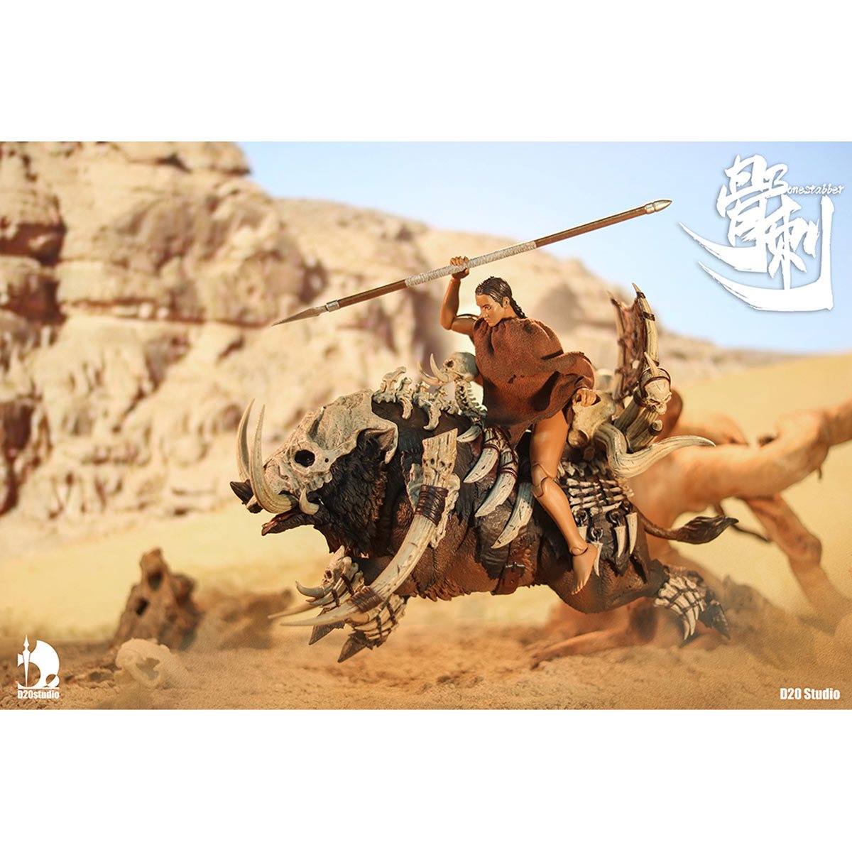 Battle Boar Bonestabber Brown Version 1:12 Scale Action Figure