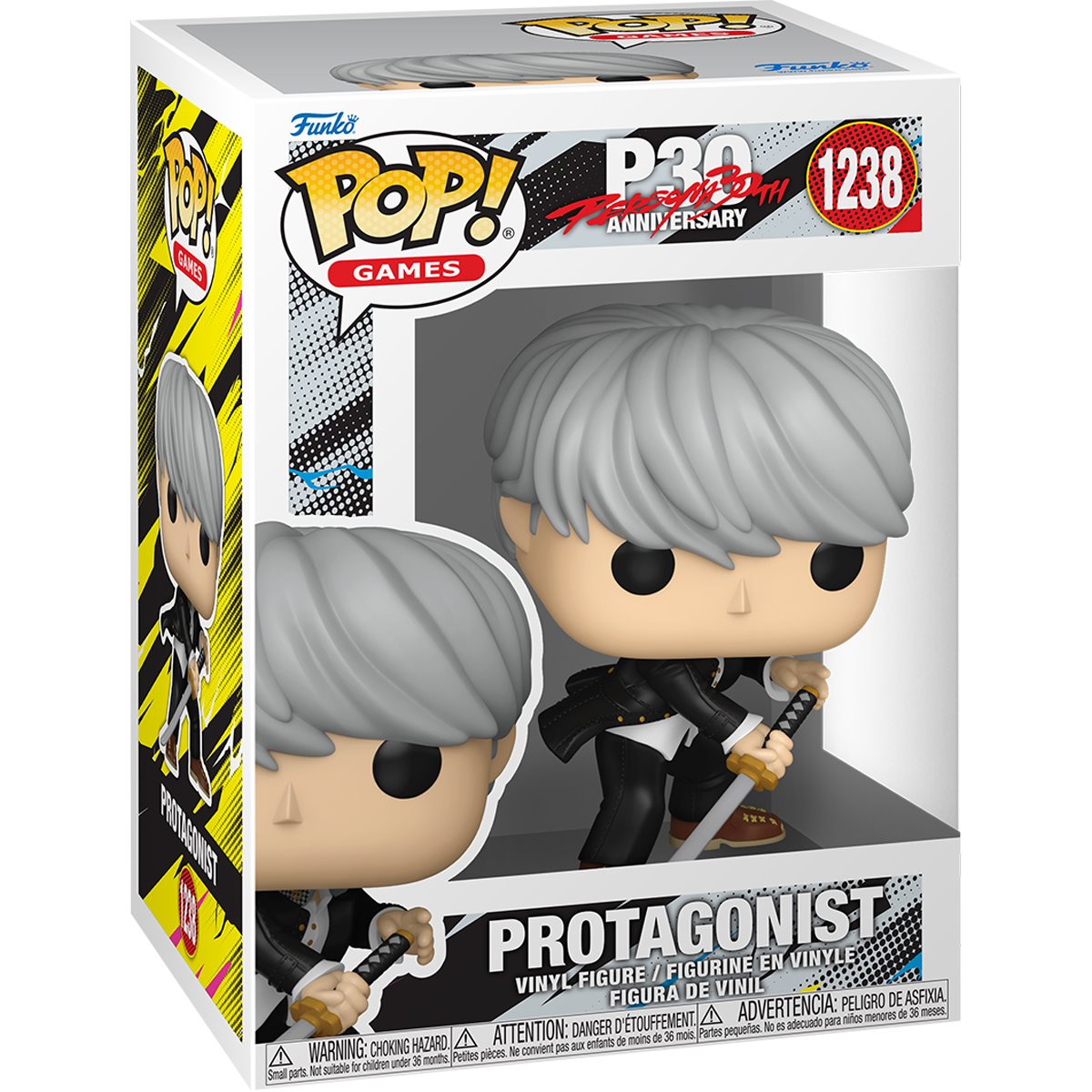 Persona 30th Anniversary Persona 4 Golden Protagonist Funko Pop! Vinyl ...
