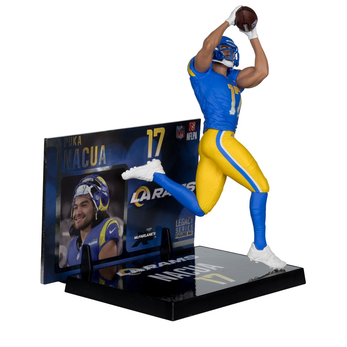 NFL SportsPicks 2025 Los Angeles Rams Puka Nacua NFL 7-Inch Scale Posed ...