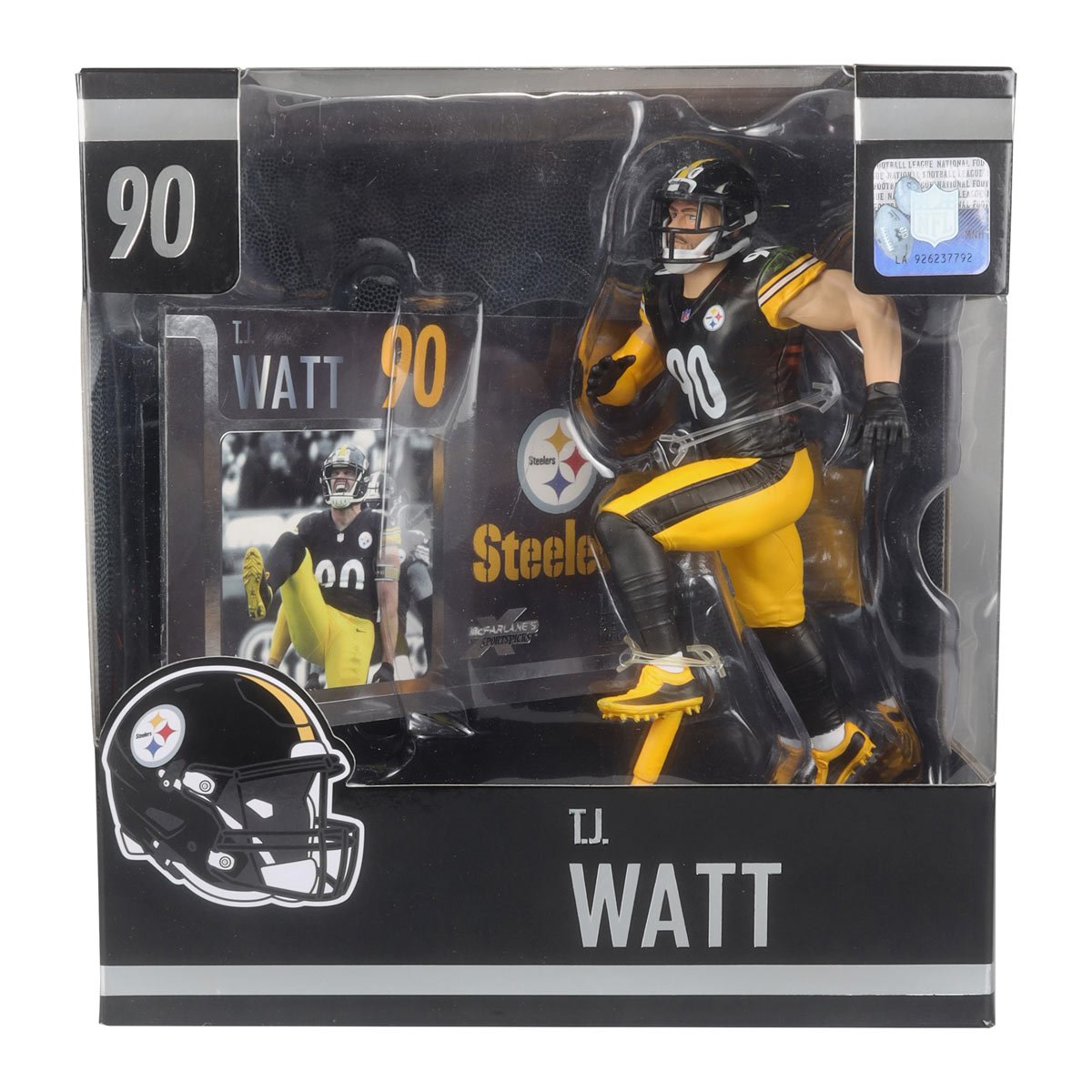 NFL SportsPicks 2024 Wave 2 Pittsburgh Steelers TJ Watt 7-Inch Scale ...