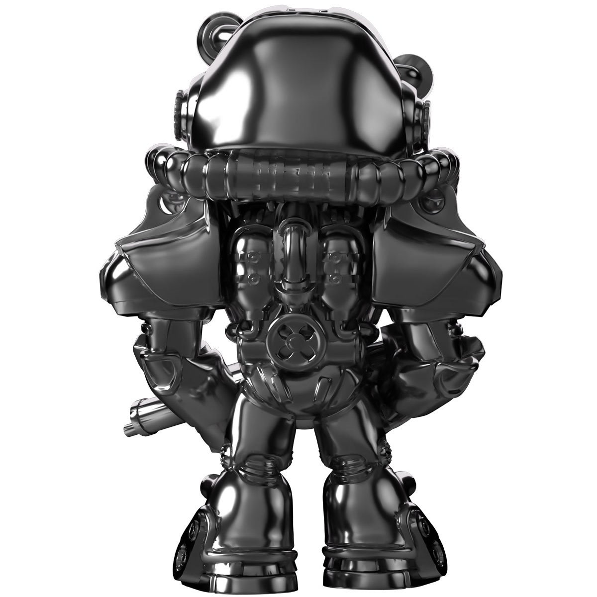 Fallout Collection T-60 Power Armor Chrome Variant Vinyl Figure #5 ...