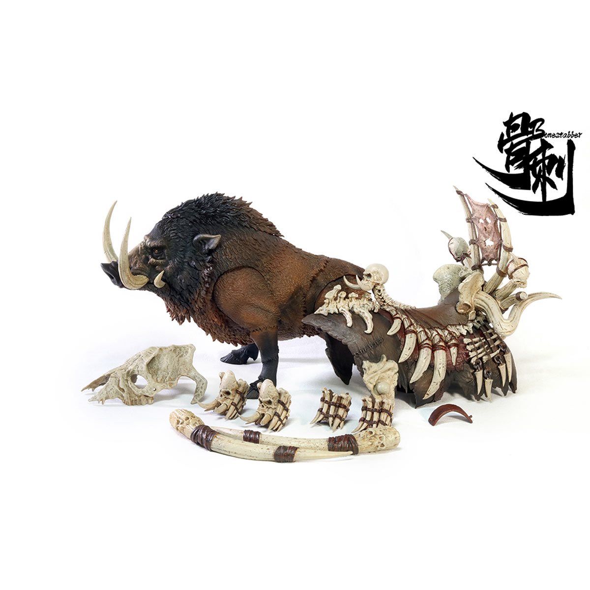 Battle Boar Bonestabber Brown Version 1:12 Scale Action Figure