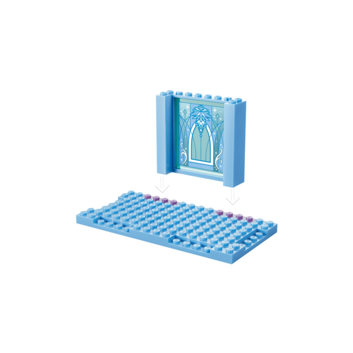 LEGO 43281 Frozen Elsa’s Ice Castle & Snow Ride Adventure