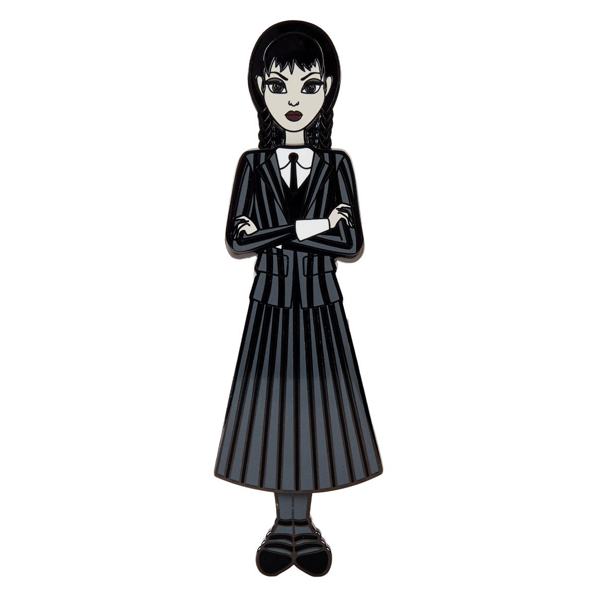 Wednesday Addams Paper Doll Pin - Entertainment Earth