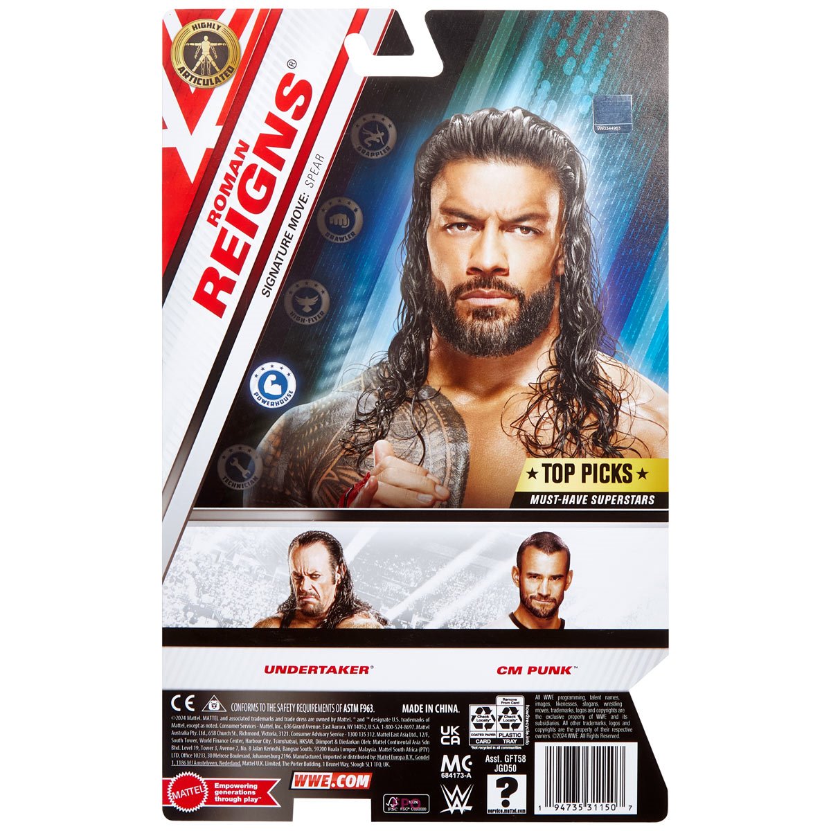 WWE Top Picks Main Event Series 2025 Wave 3 Action Figure Case of 8