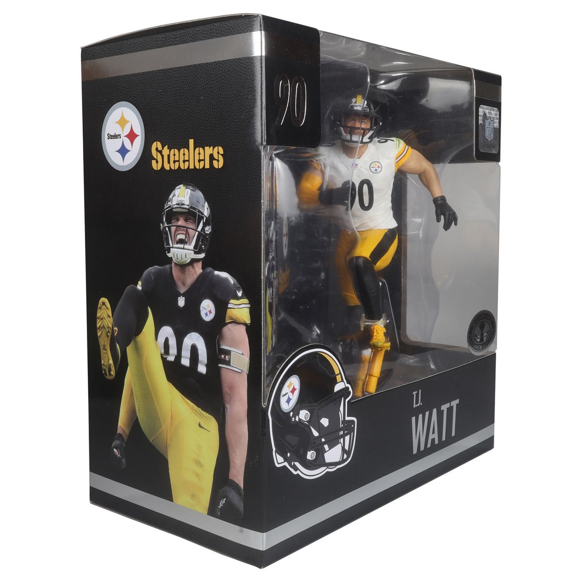 NFL SportsPicks 2024 Wave 2 Pittsburgh Steelers TJ Watt 7-Inch Scale ...