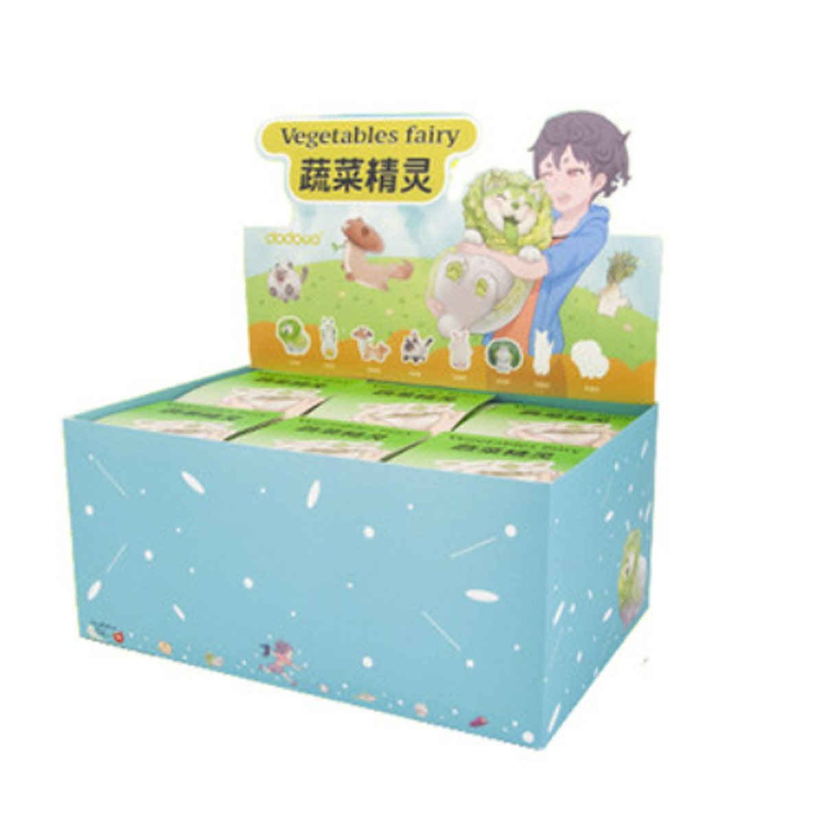 Vegetables Fairy Blind-Box Vinyl Figure Case of 6