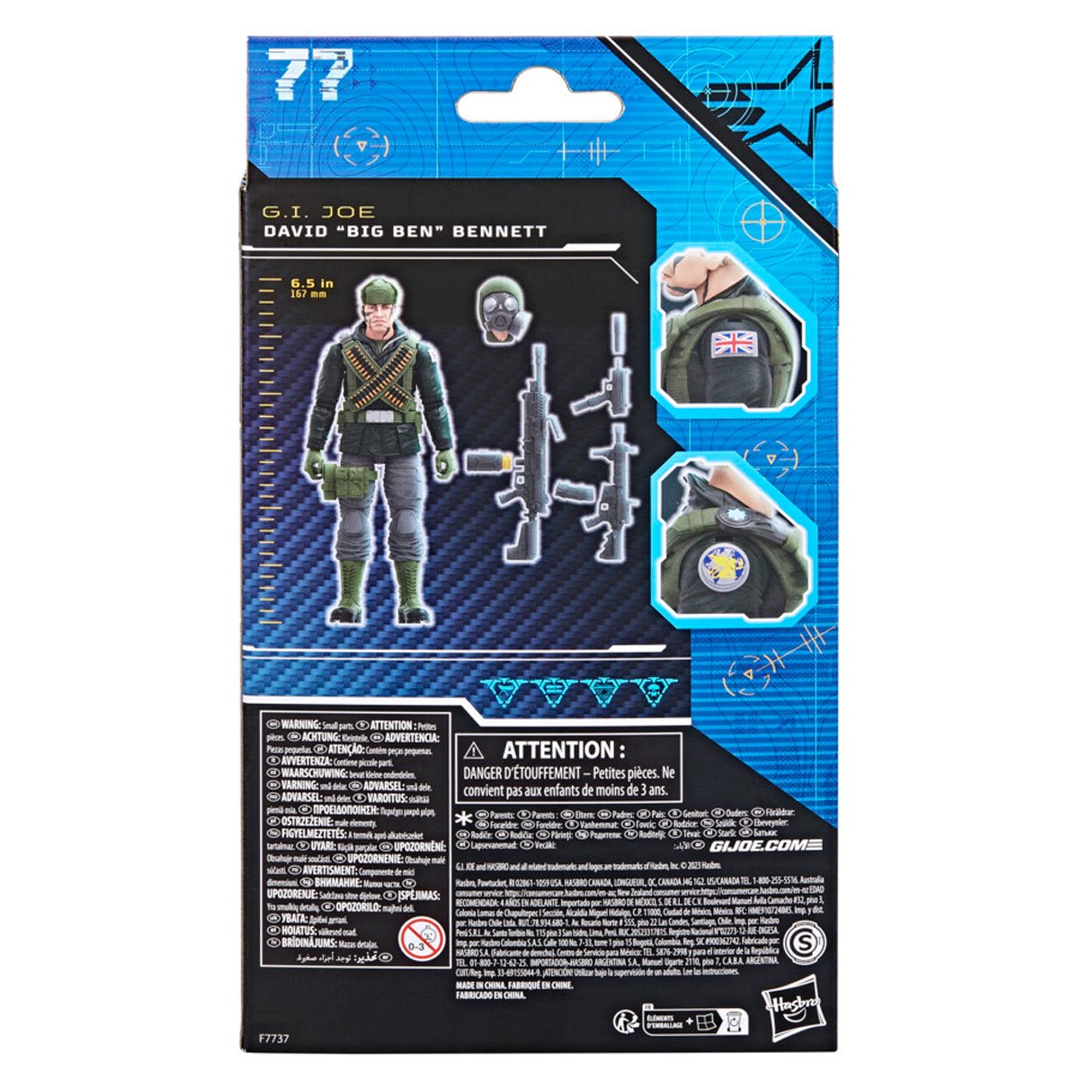 G.I. Joe Classified Series Nightforce David Big Ben Bennett 6-Inch ...
