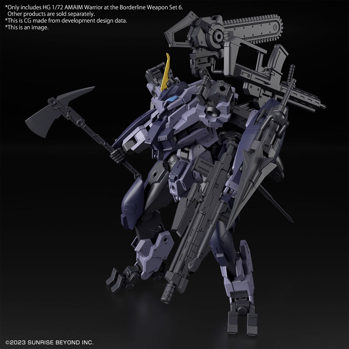 Amaim Warrior at the Borderline Equipment Set 6 High Grade HG 1:72 ...