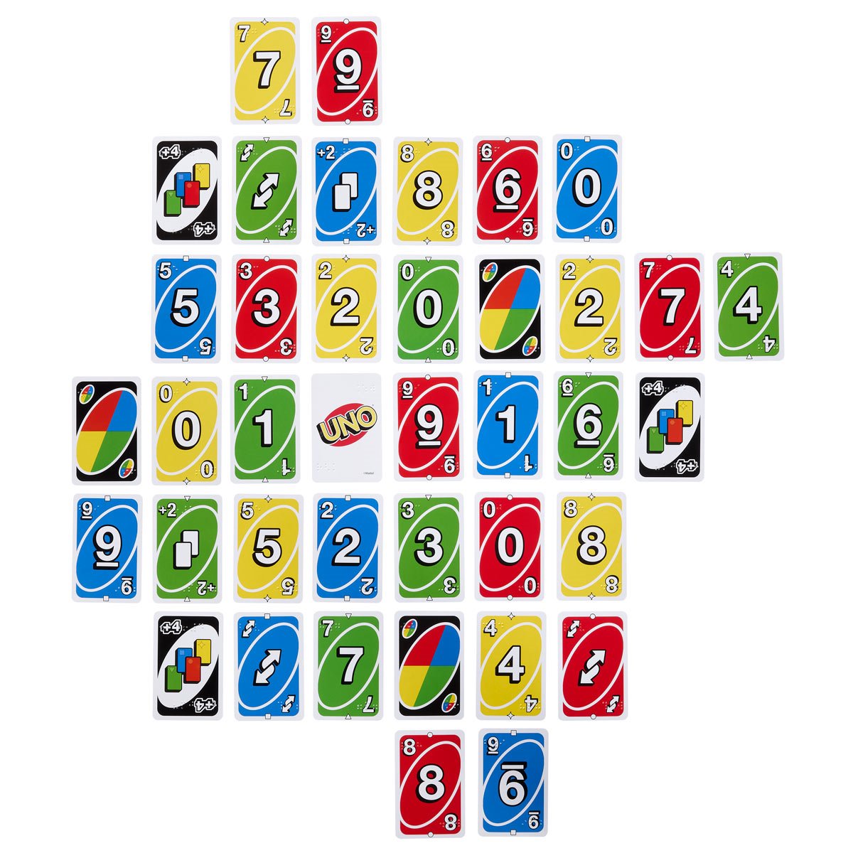 UNO Braille Card Game - Entertainment Earth
