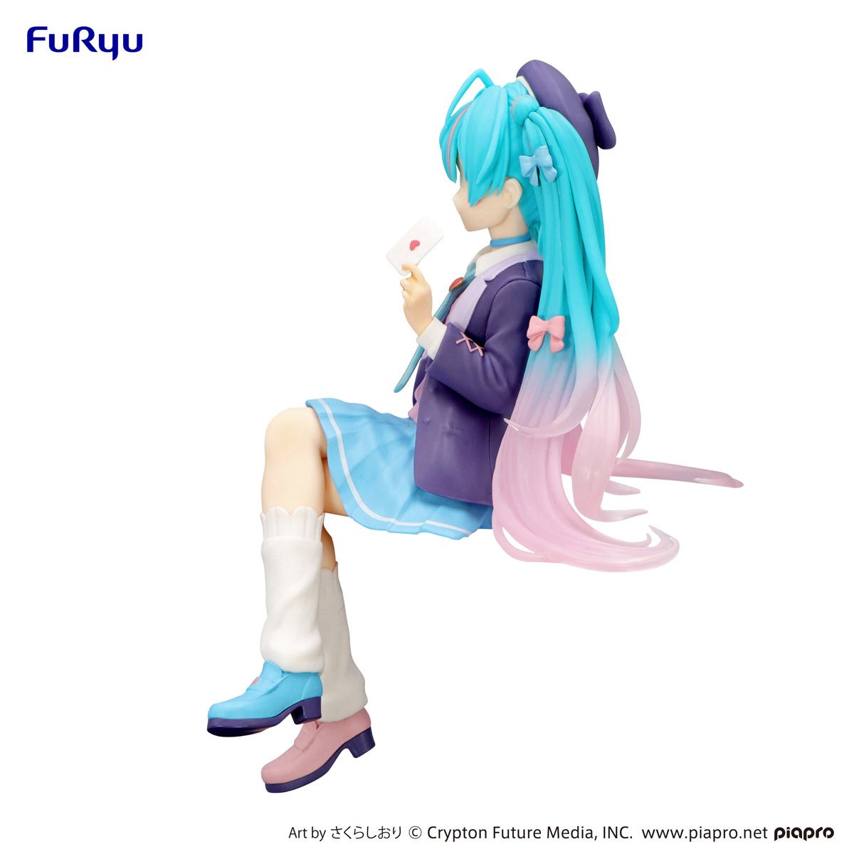 Vocaloid Hatsune Miku Love Blazer Navy Color Version Noodle Stopper Statue