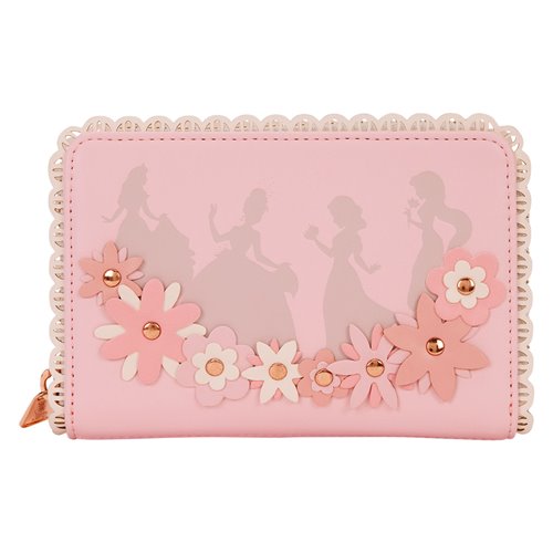 Disney Princesses Floral Lace Zip-Around Wallet