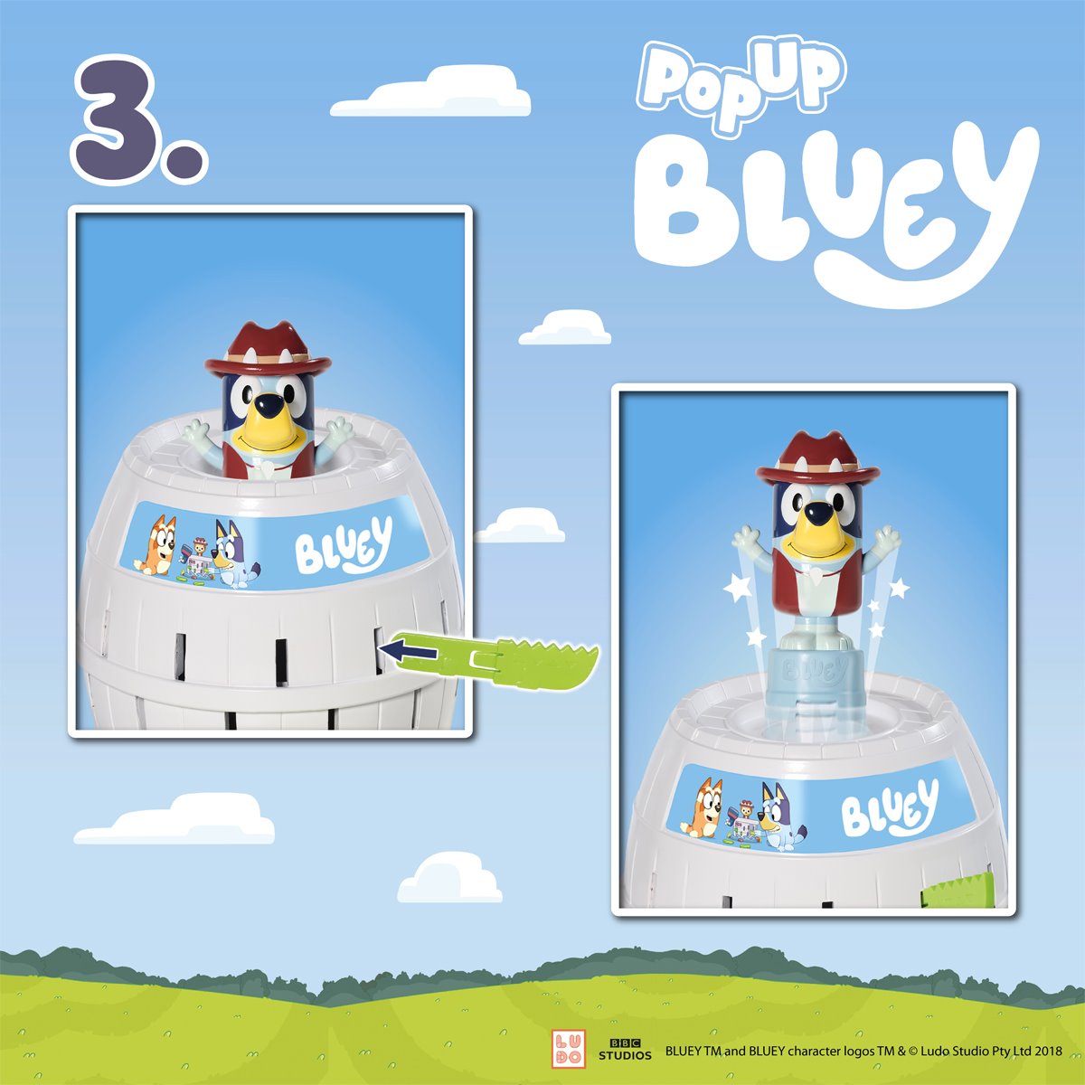Bluey Pop Up Game - Entertainment Earth